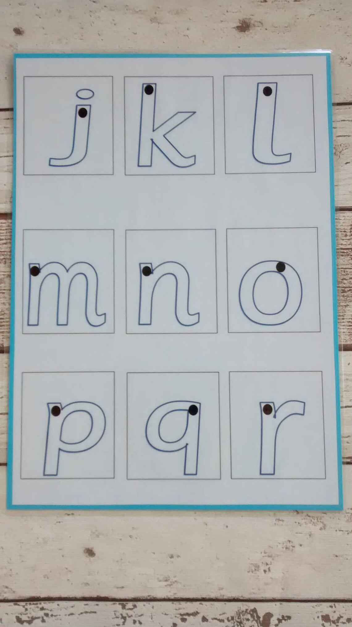 Learn to Write Alphabet Boards Handwriting Practice - Etsy