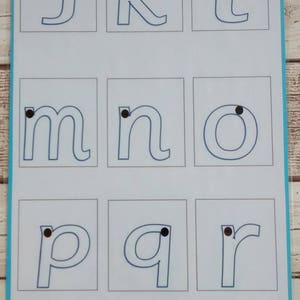 Learn to Write Alphabet Boards, Handwriting Practice, Educational ...