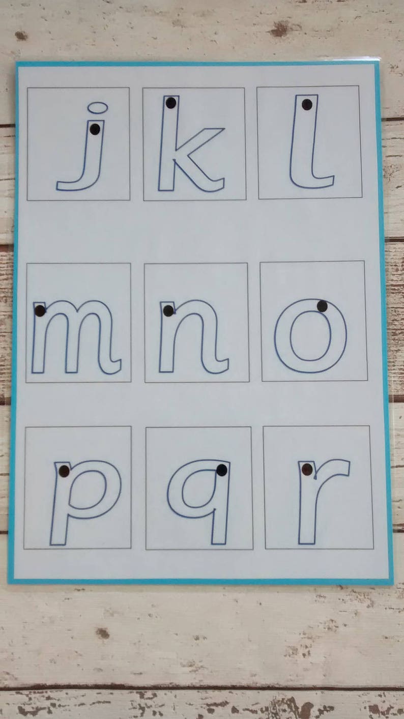 Learn to Write Alphabet Boards Handwriting Practice - Etsy