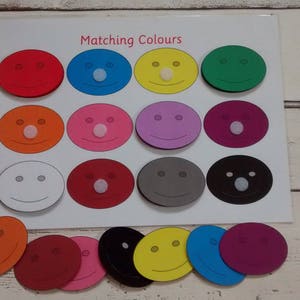 Colour Matching Activity, Teaching Resource for Children, Educational ...