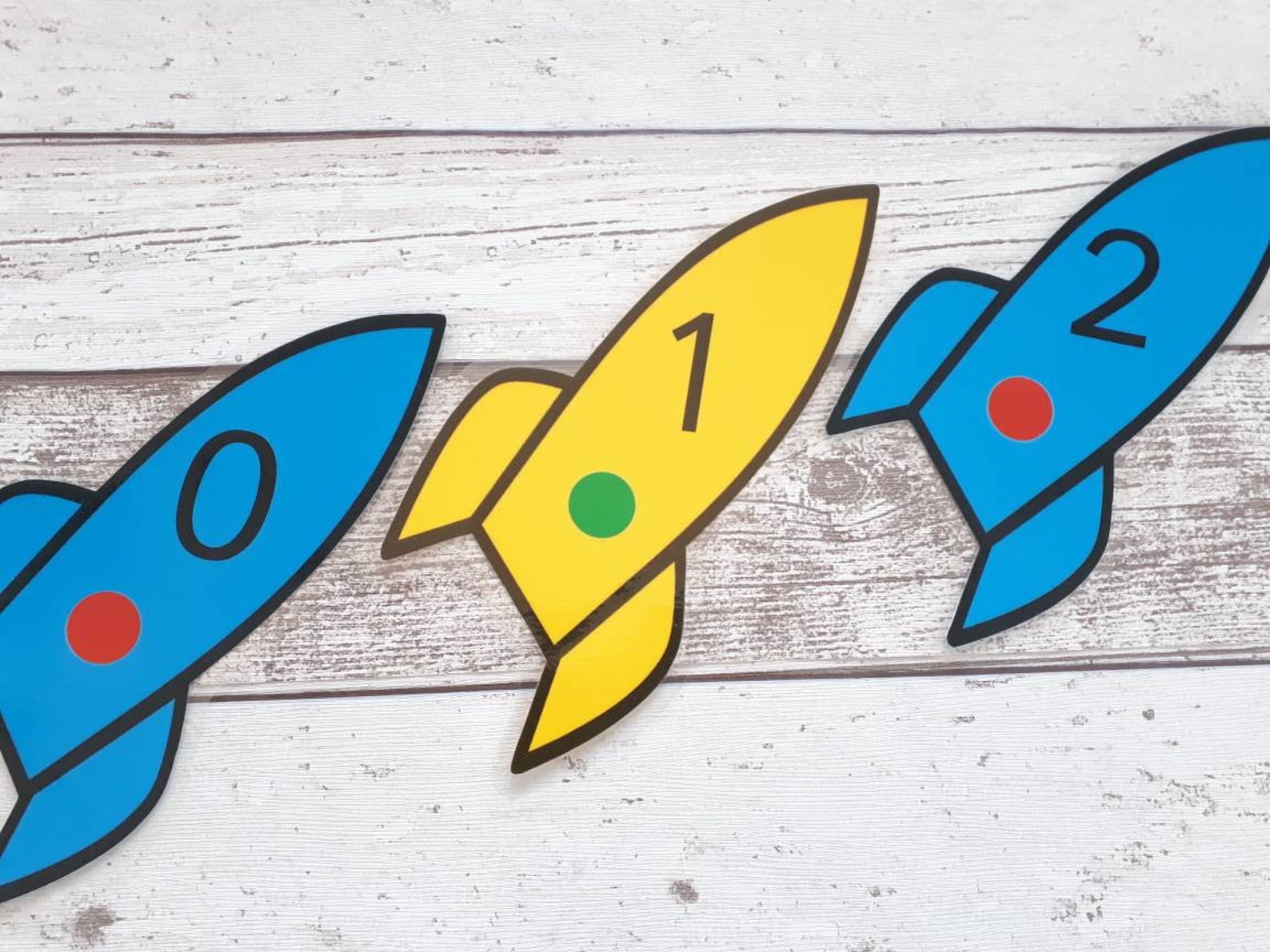 Rocket Number Line Numeracy Resource Wall Display Classroom - Etsy UK