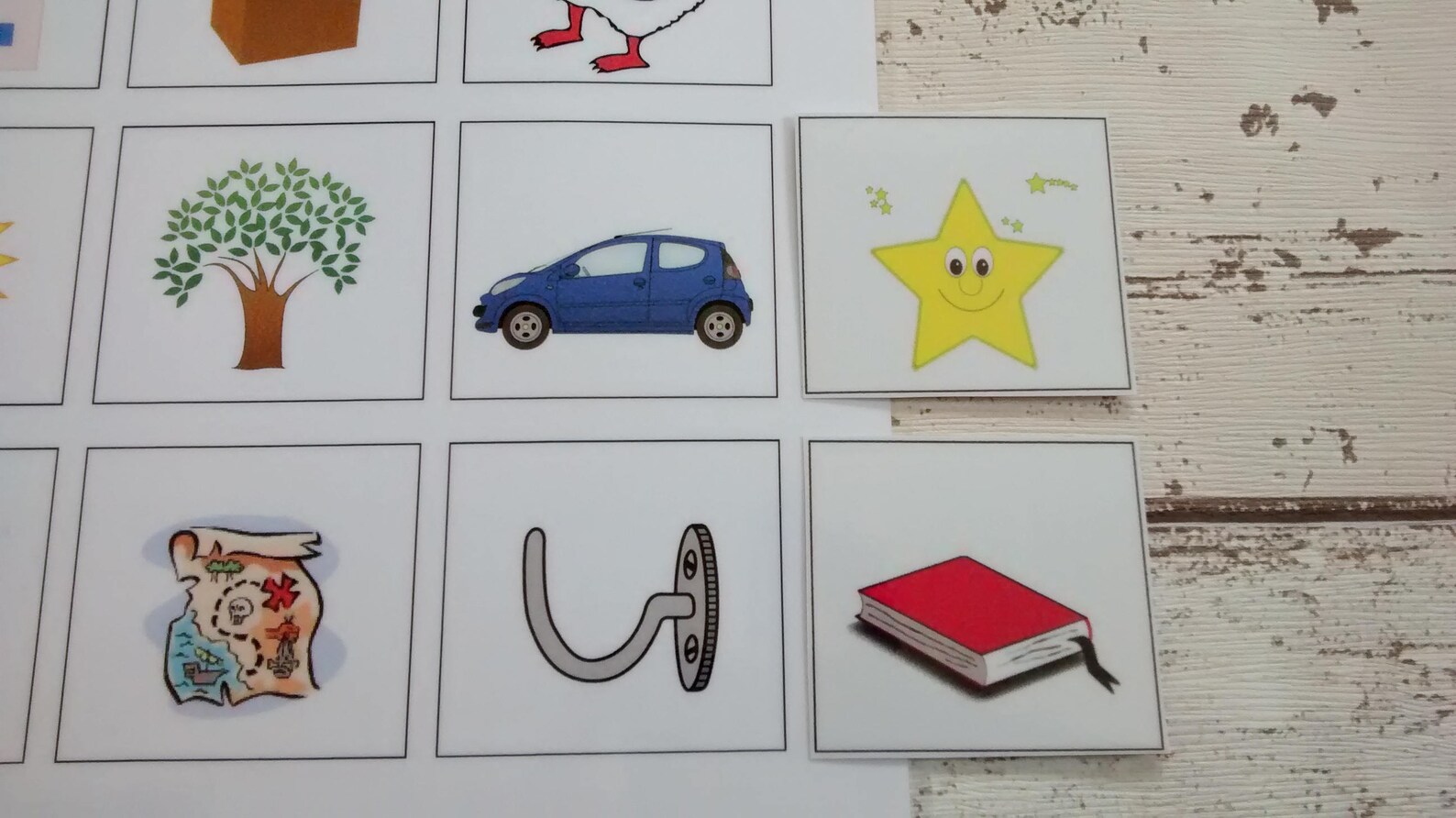 Rhyming Game Match the Pictures That Rhyme Educational - Etsy