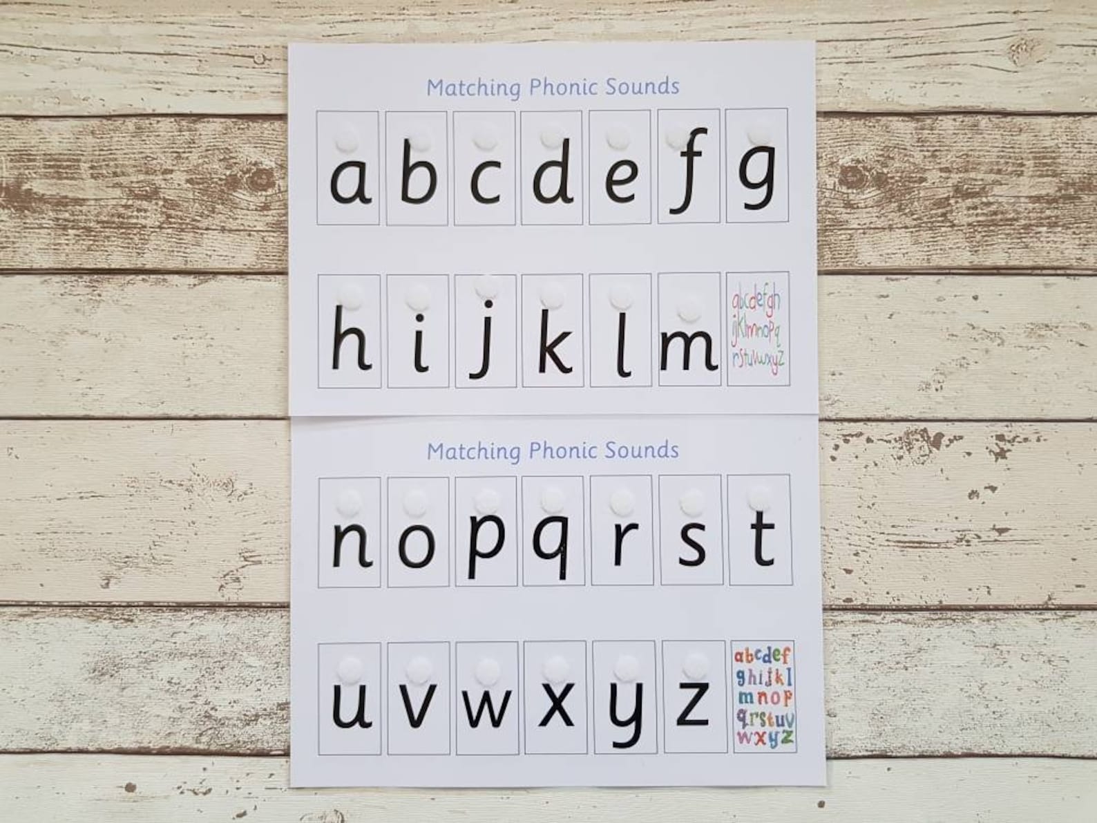 Phonics Game Matching Phonics EYFS Match Picture to Sound | Etsy