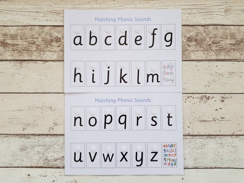 Phonics Game Matching Phonics EYFS Match Picture to Sound | Etsy
