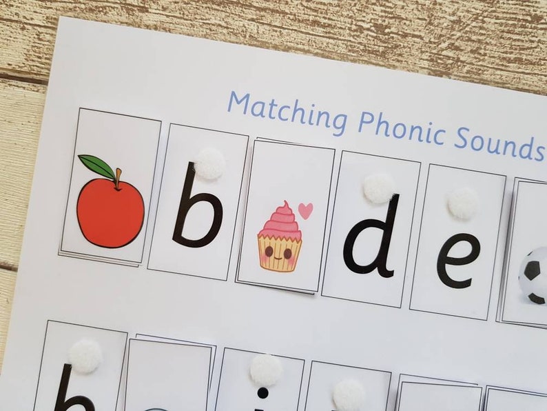 Phonics Game Matching Phonics EYFS Match Picture to Sound | Etsy