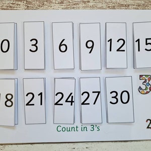 Count in 2's Numeracy Activity for Children Learn 2 Times - Etsy UK