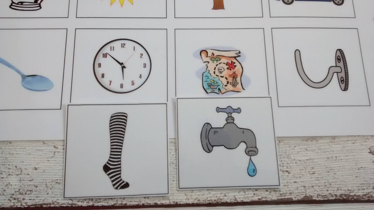 Rhyming Game Match the Pictures That Rhyme Educational - Etsy