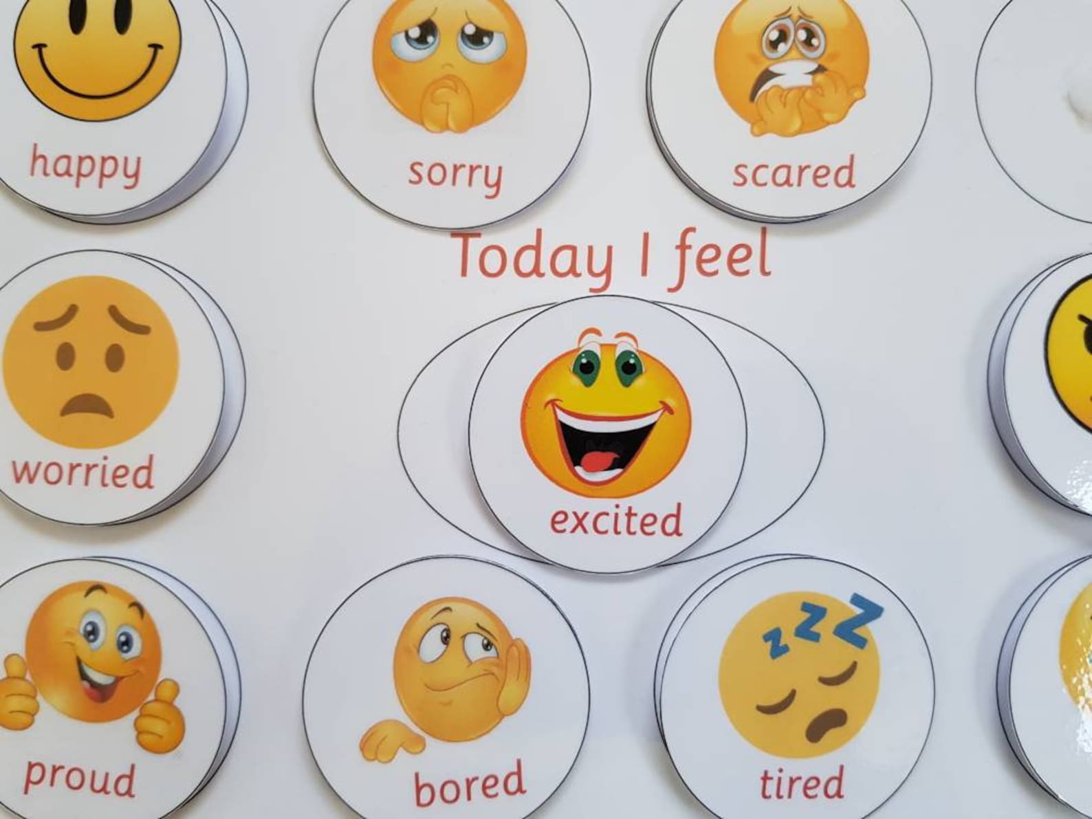 Today I Feel Mood Board Emotions Express Feelings - Etsy UK