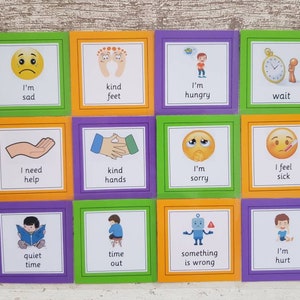 Visual Non Verbal Communication Cards for Children With Communication ...