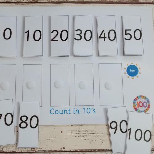 Count in 10's Numeracy Activity for Children Learn 10 | Etsy UK