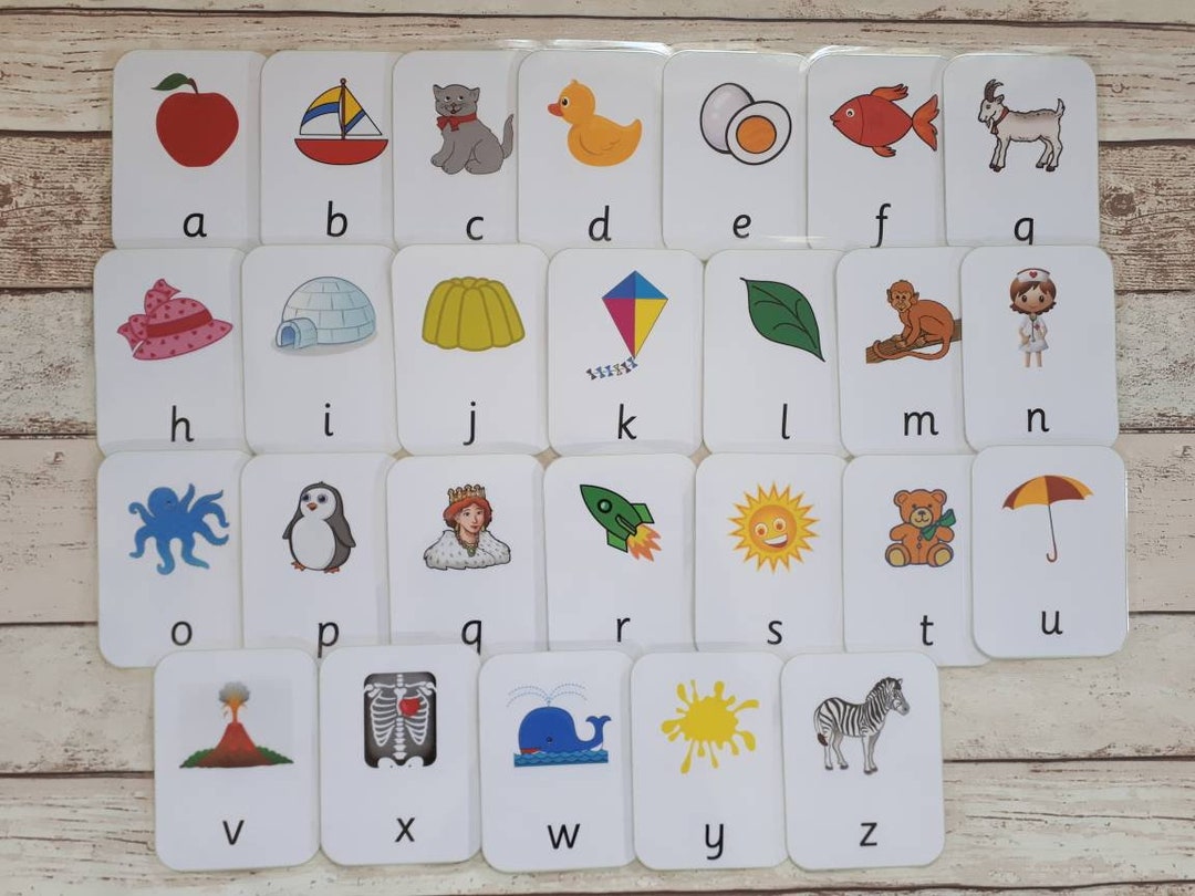 Phonic Alphabet Flash Cards, Home Schooling, Sound Cards, Teaching ...