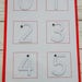 Learn to Write Number Boards Handwriting Practice Number - Etsy UK