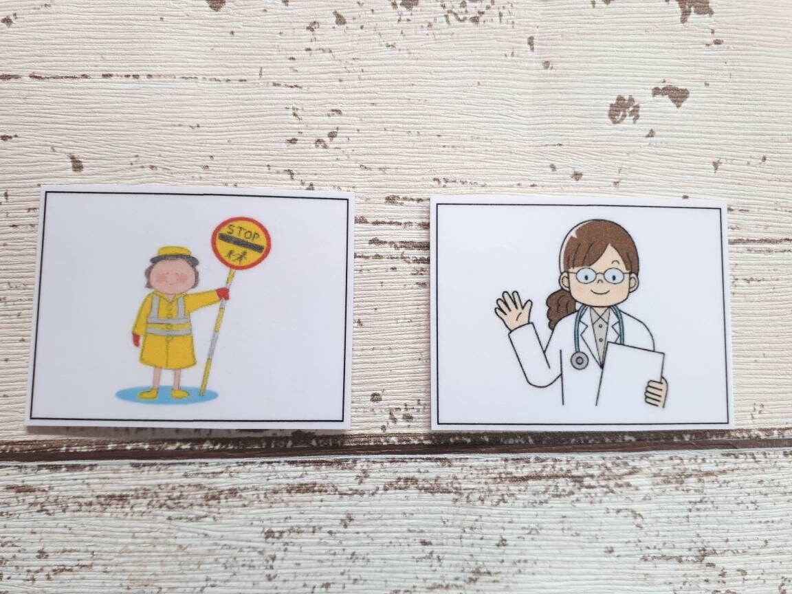 People Who Help Us Matching Activity Educational Learning - Etsy