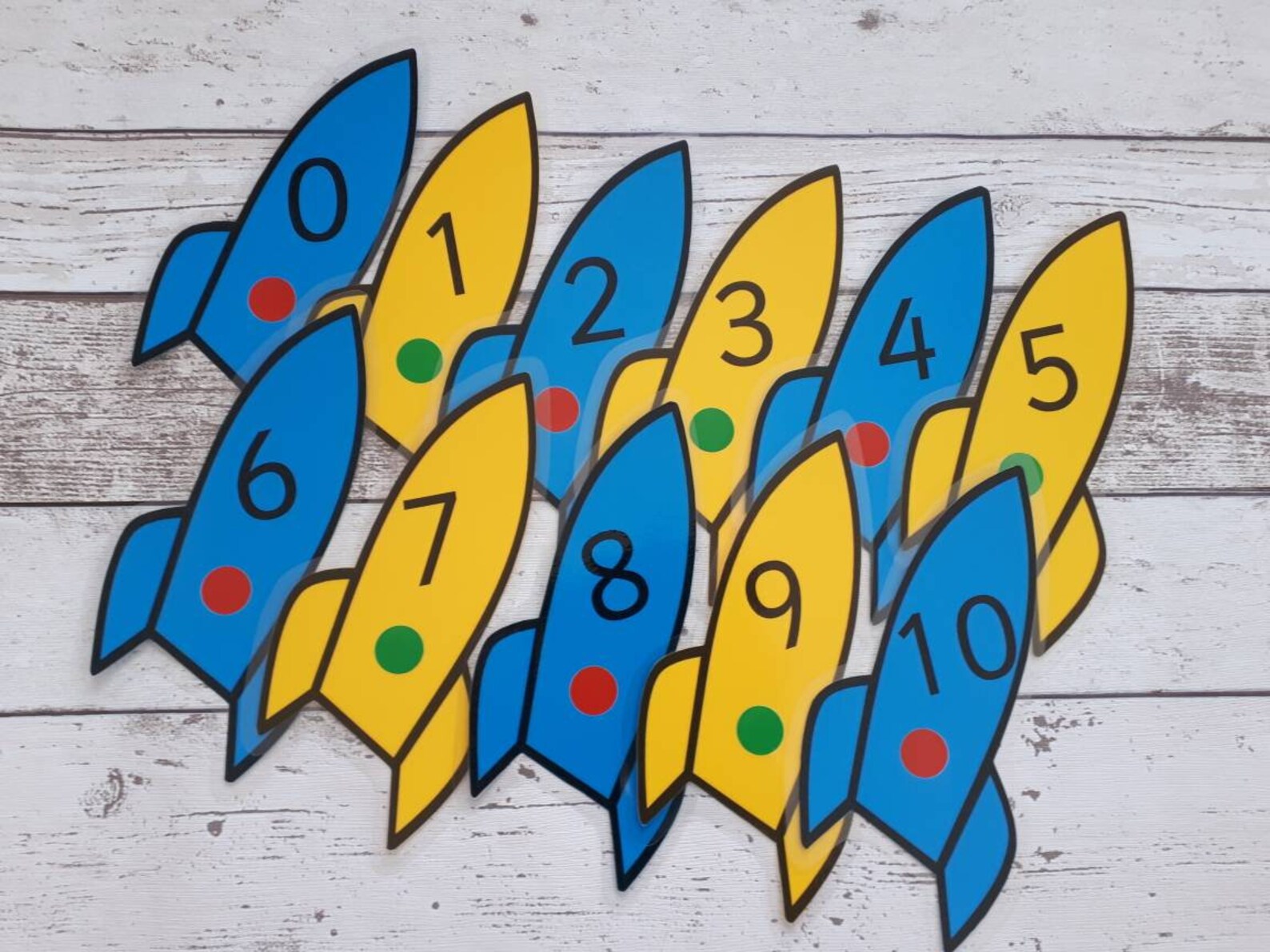 Rocket Number Line Numeracy Resource Wall Display Classroom - Etsy UK