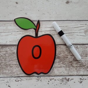 Number Line, Apple Numeracy Resource, Wall Display, Classroom Display ...