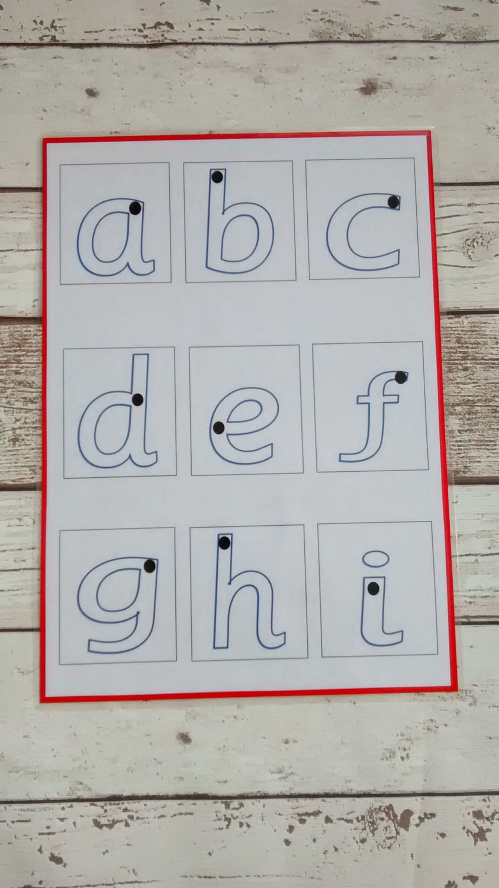 Learn to Write Alphabet Boards Handwriting Practice - Etsy