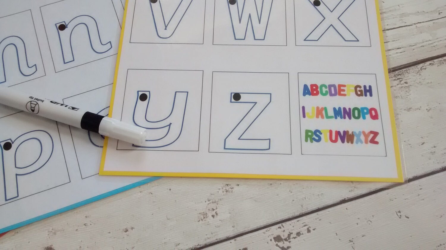 Learn to Write Alphabet Boards Handwriting Practice - Etsy