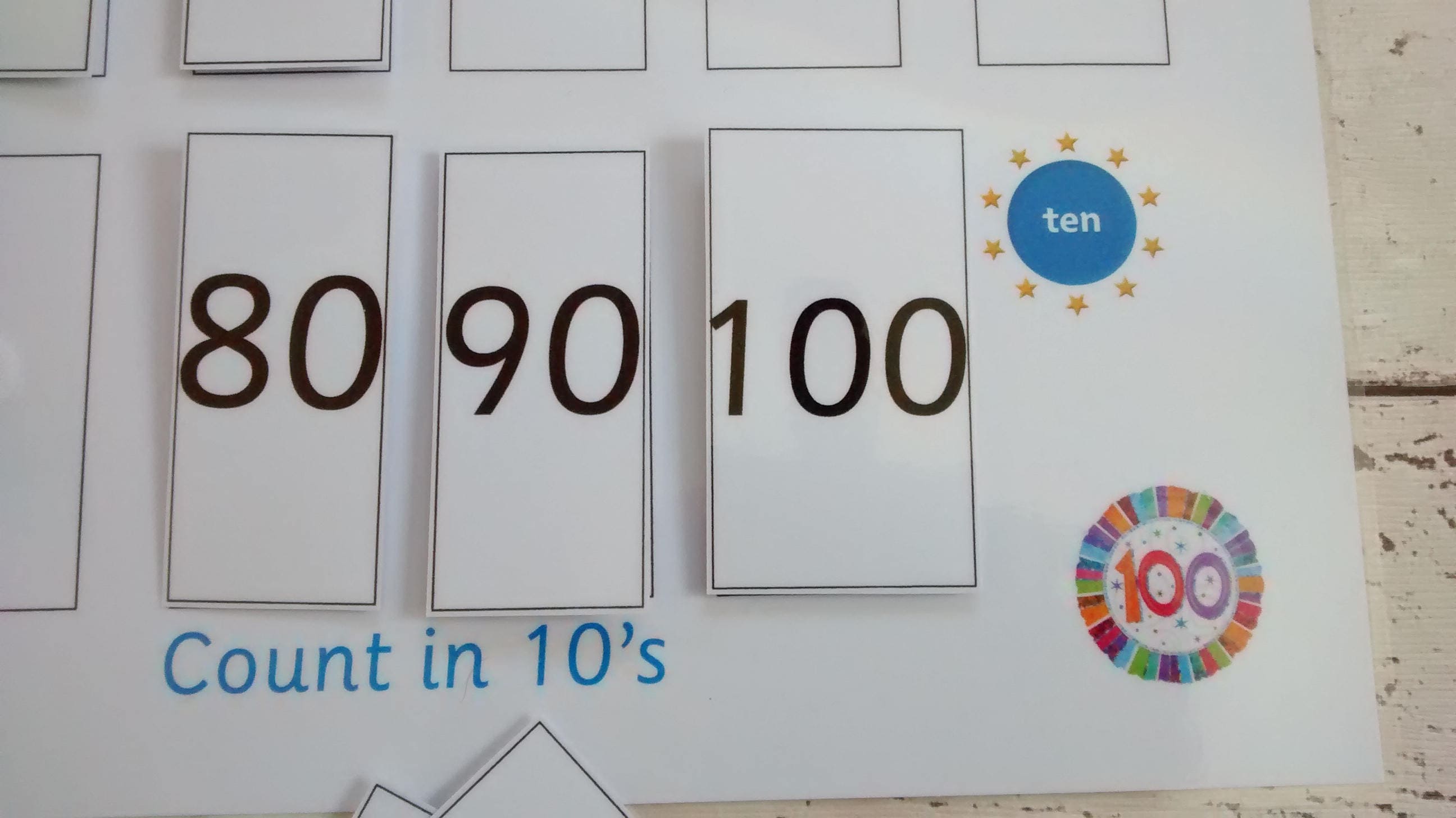 Count in 10's Numeracy Activity for Children Learn 10 | Etsy UK