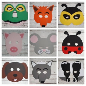 Animal Masks, Pretend Play, Masks for Imaginative Play, Role Play ...