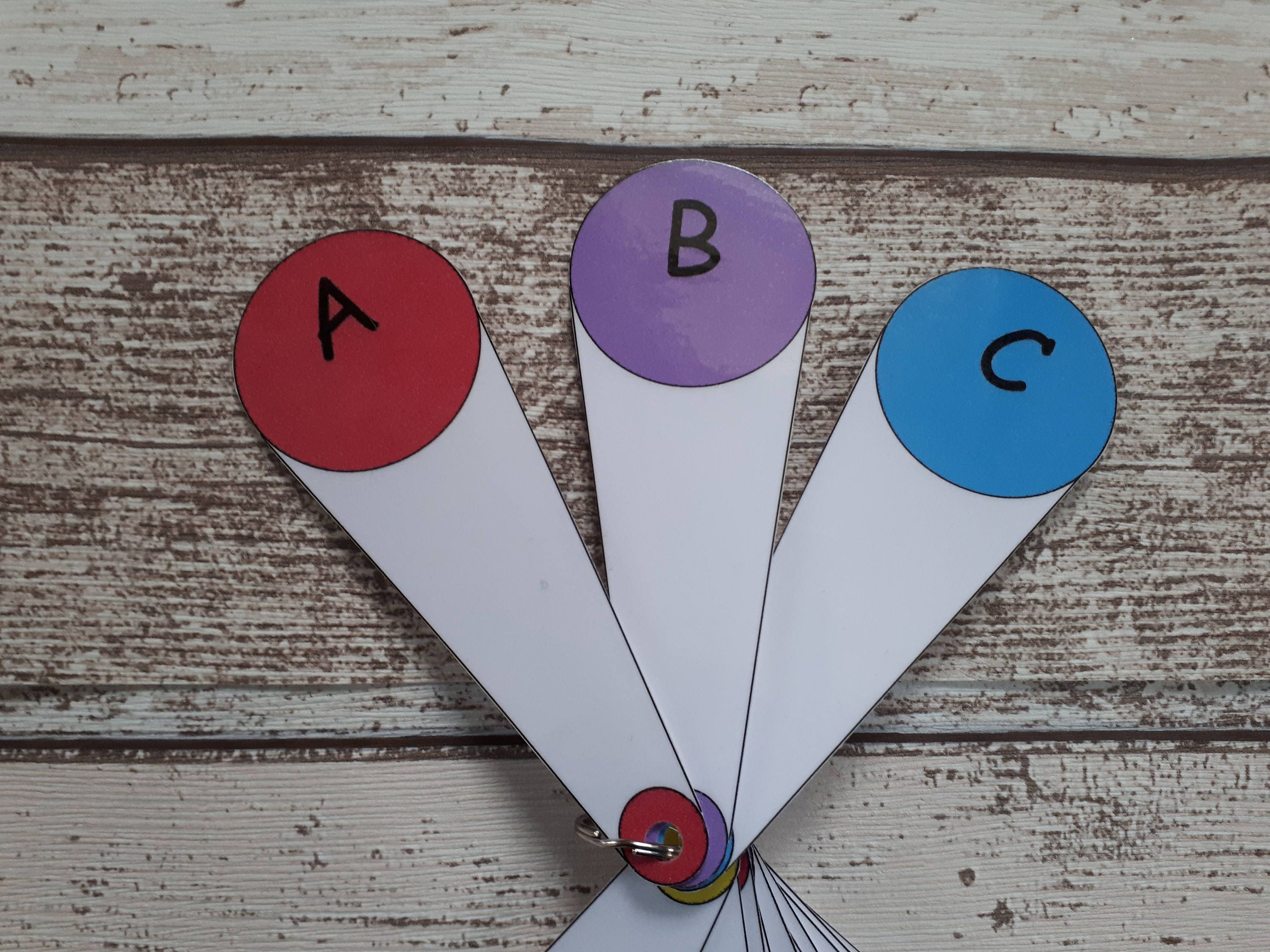 Alphabet Fan for Children Educational Teaching Resource - Etsy UK