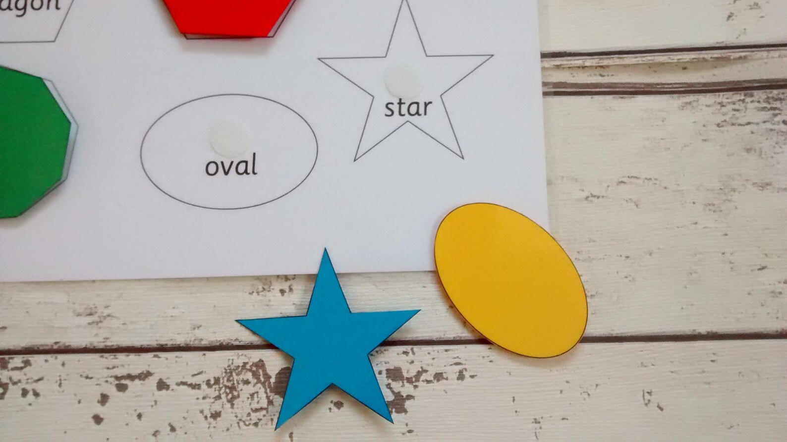 Shape Matching Learning Resource Interactive Educational - Etsy UK