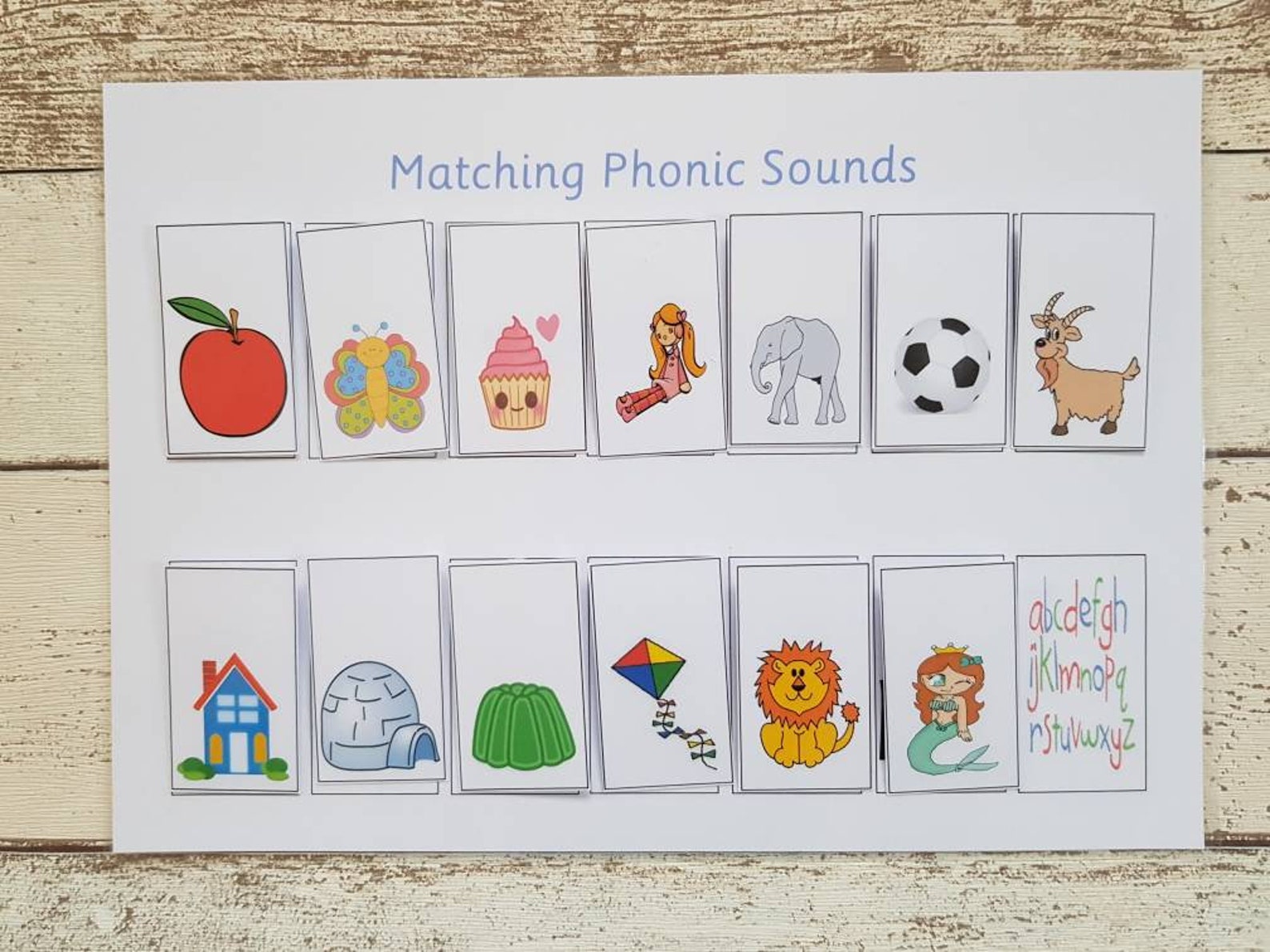 Phonics Game Matching Phonics EYFS Match Picture to Sound | Etsy