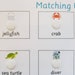 Under the Sea Matching Game, Matching Activity, Game for Toddler ...