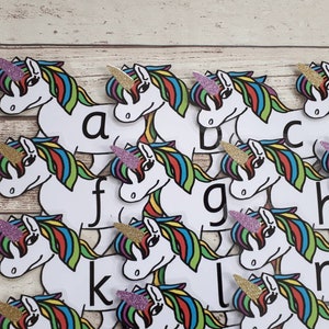 Unicorn Alphabet Line, Unicorn Wall Display, Phonics Display, Classroom ...
