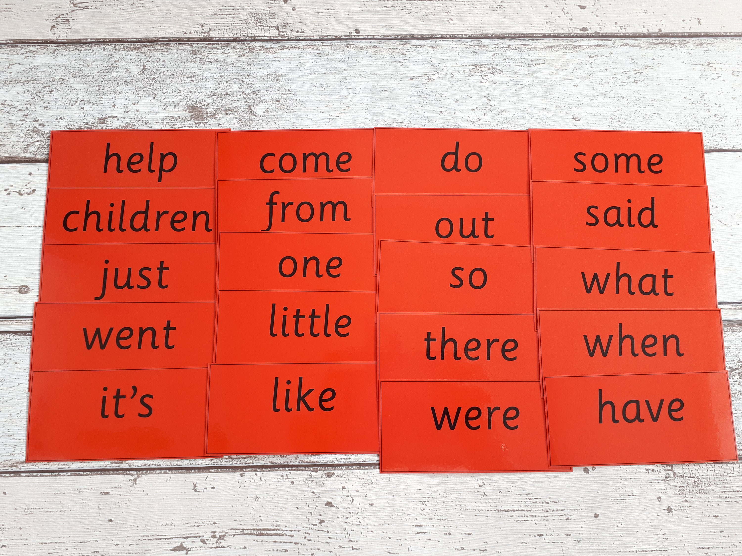 First 100 Words Flash Cards Home Schooling Reading Phases - Etsy Hong Kong