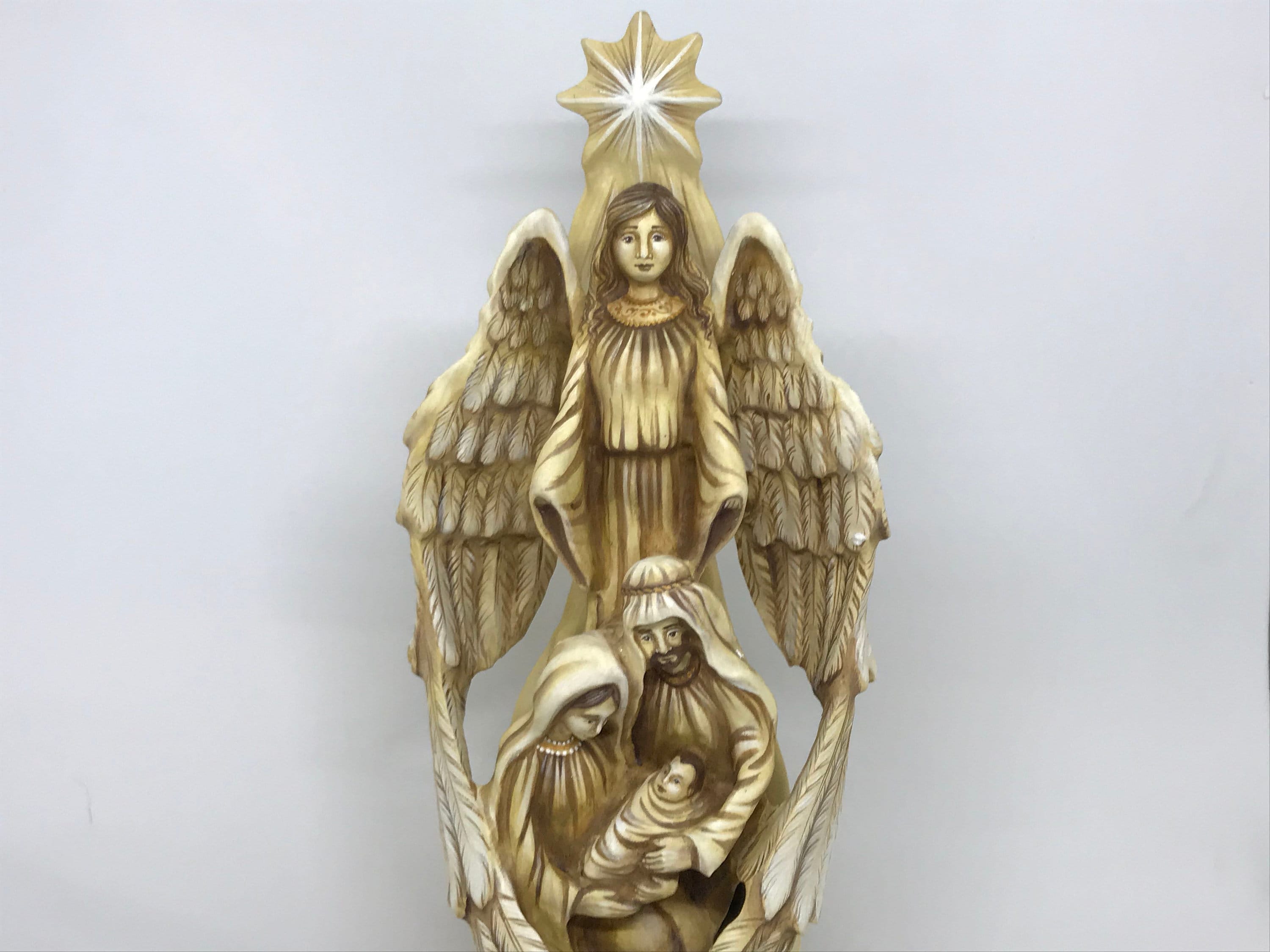 Made in Ukraine Wooden Nativity Set Scene Holy Family 12.2 | Etsy