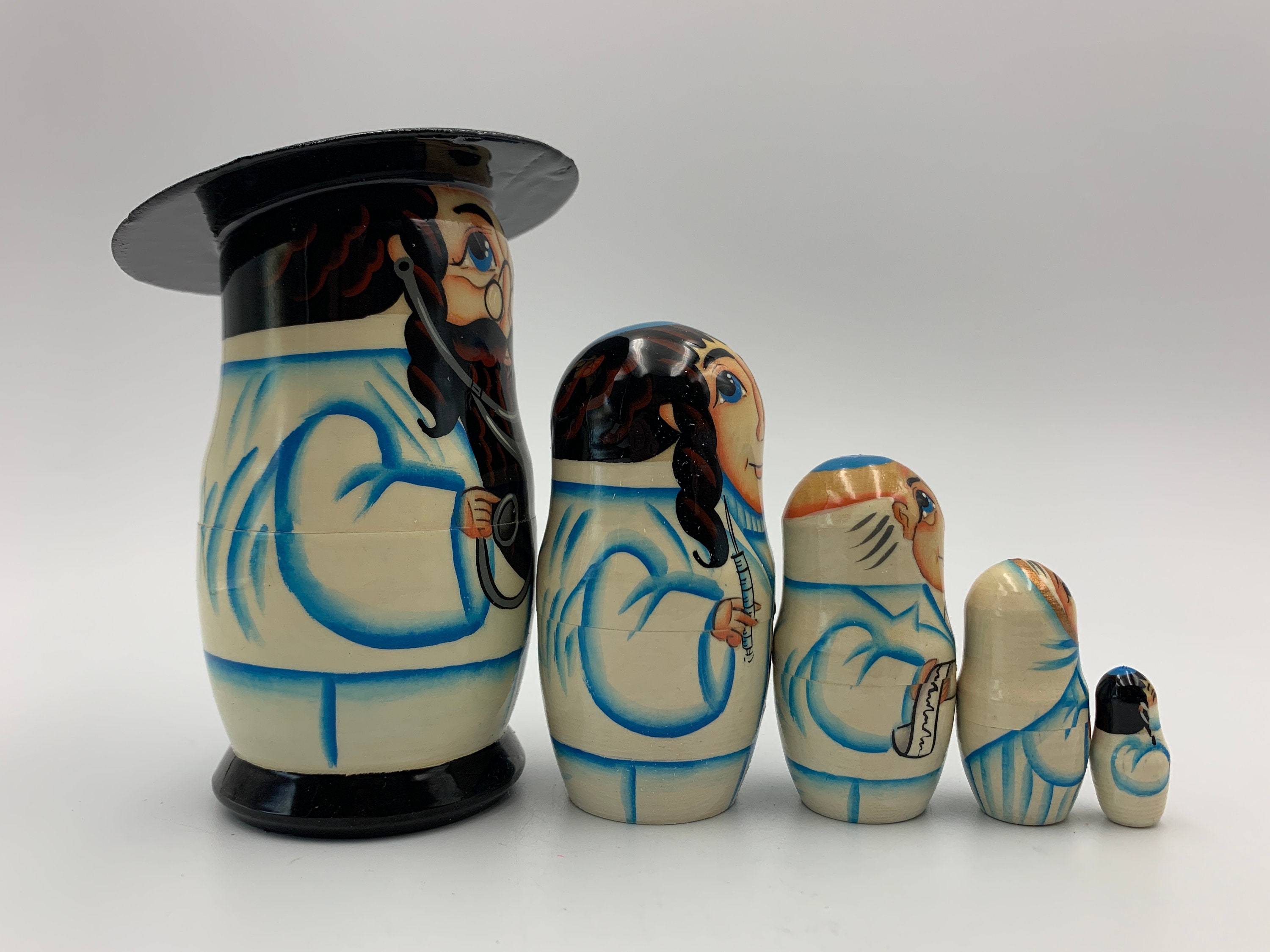 5.1 Nesting Doll Jewish Family Doll Handmade Hand - Etsy