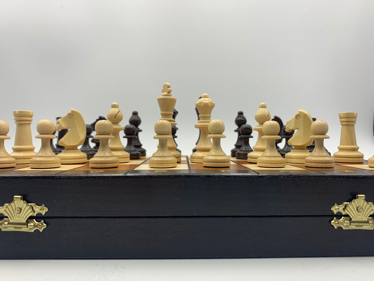 14 Wooden Magnetic Chess Set Board Handmade Souvenir - Etsy