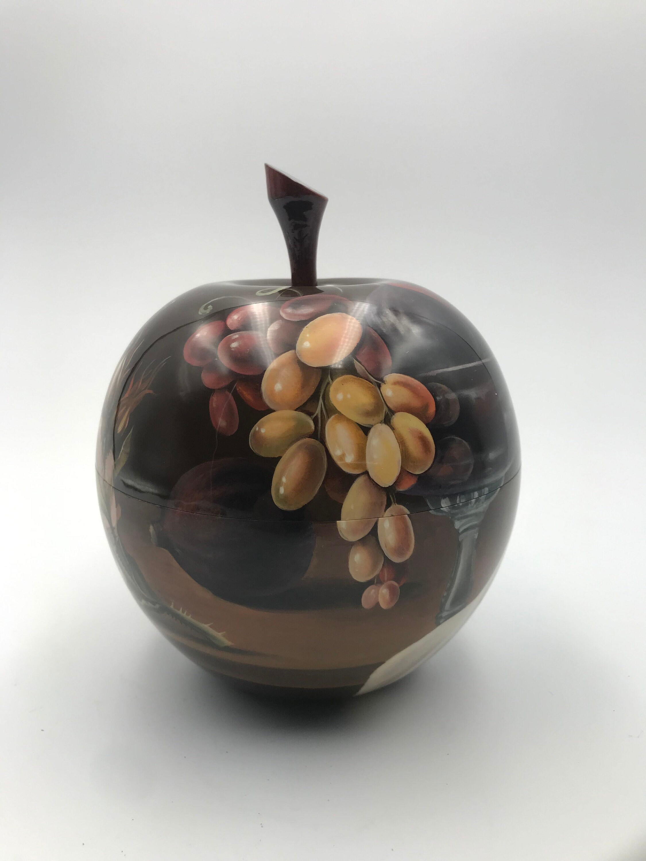 Apple Lacquer Box Art Deco Wooden Box for Jewelry 6 - Etsy