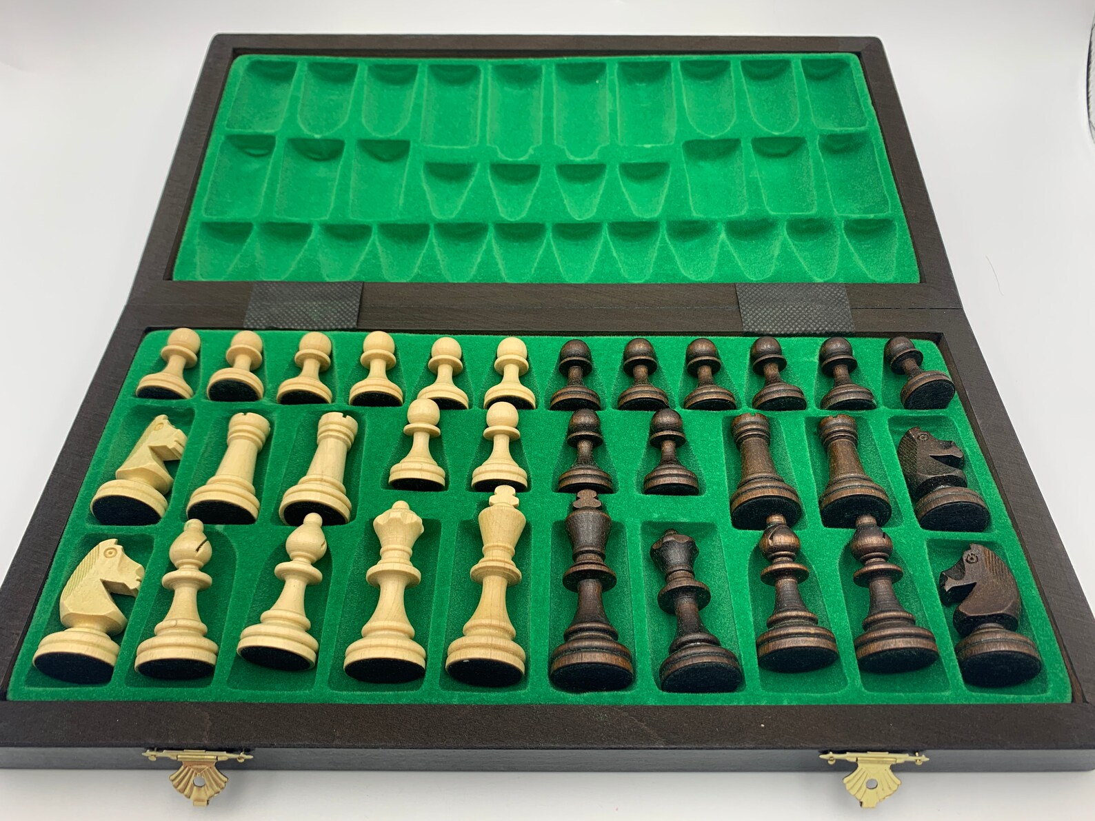 14 Wooden Magnetic Chess Set Board Handmade Souvenir - Etsy