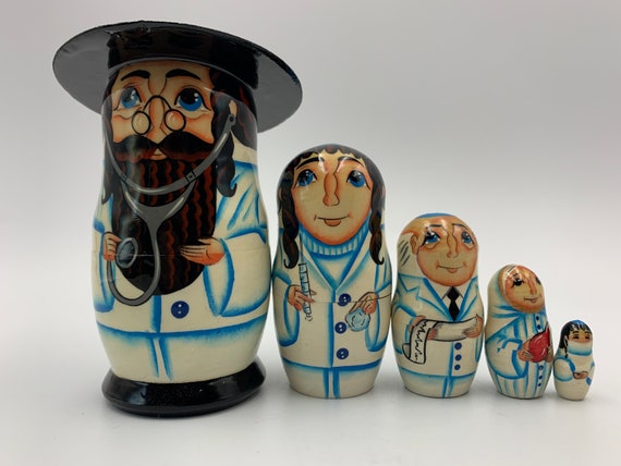 5.1 Nesting Doll Jewish Family Doll Handmade Hand | Etsy