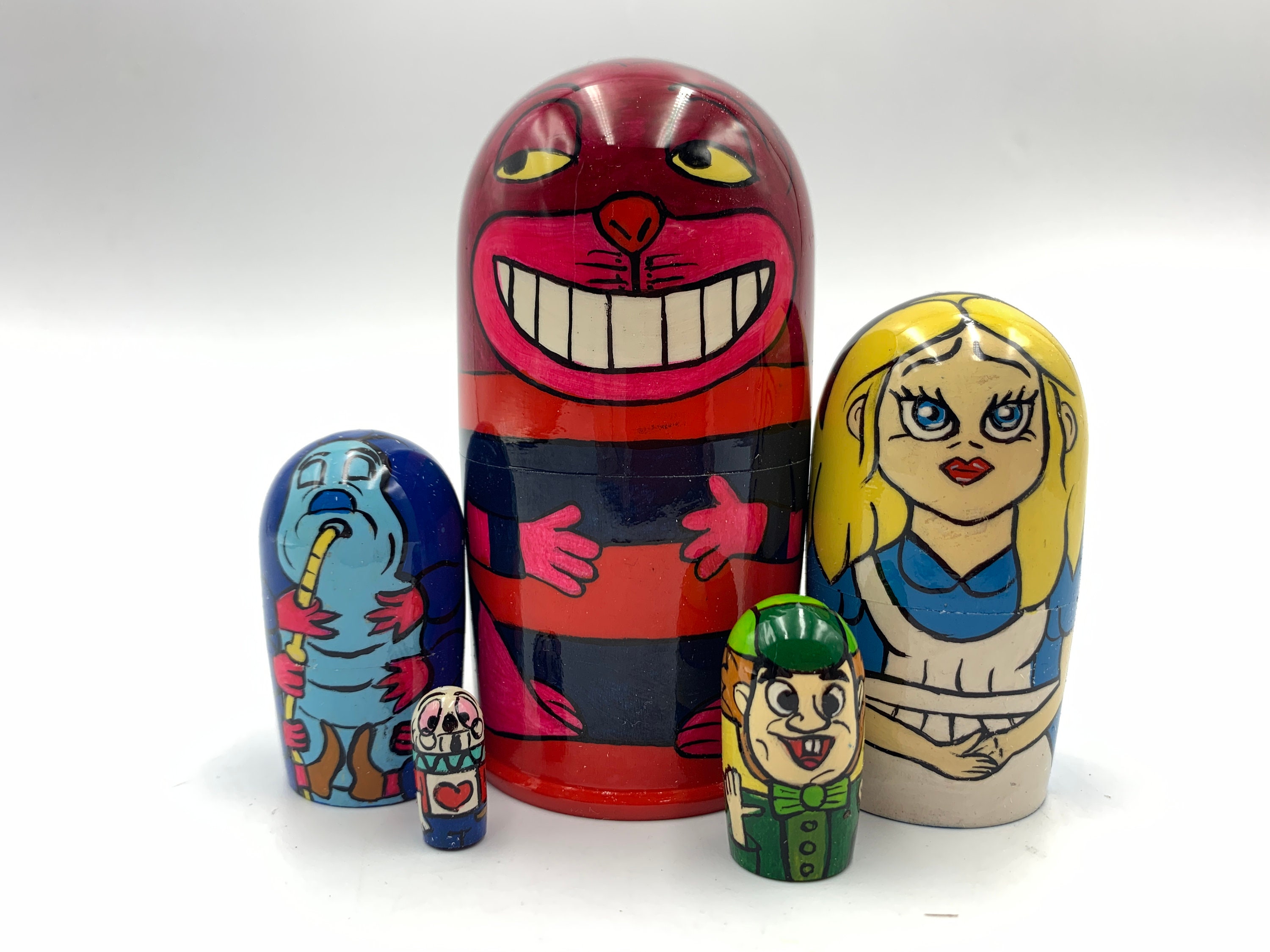 Art Dolls Dolls & Miniatures Gift Handmade Nesting Doll Hand Painted ...