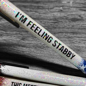 Glitter Pens, Funny Saying Pens, Patriotic Funny Pens, Gag Gift ...