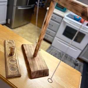Ring Toss Game ALREADY ASSEMBLED Table Top Ring Toss Game, Handmade Rig ...