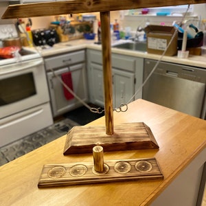 Ring Toss Game ALREADY ASSEMBLED Table Top Ring Toss Game, Handmade Rig ...
