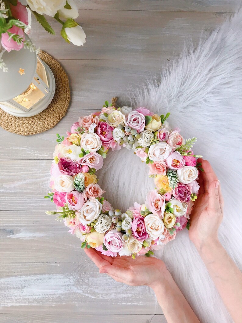 Flower Wreath Cute Small Wreath Summer Wreath 11 Spring - Etsy