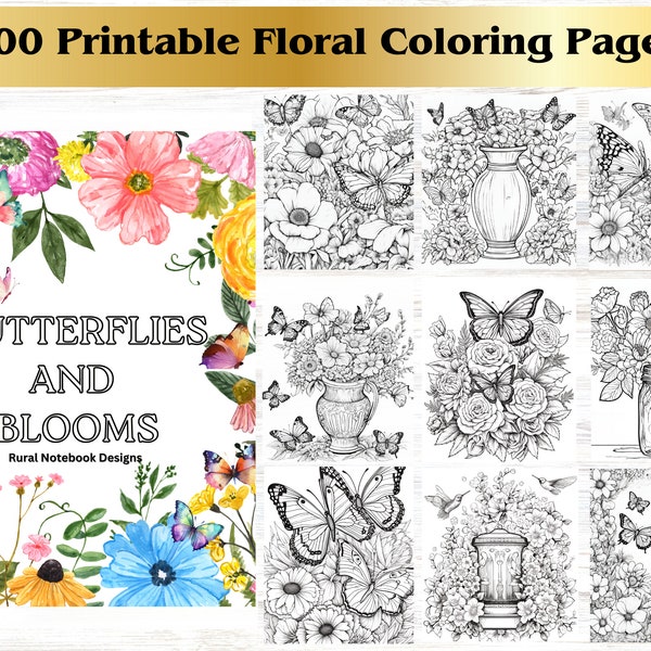 Spiral Notebook Flowers Journal School Notes - Etsy