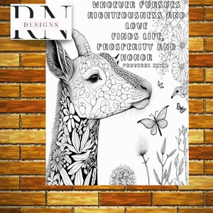 Quote Animals Coloring Pages: Adult Relaxation (printable PDF) - Etsy