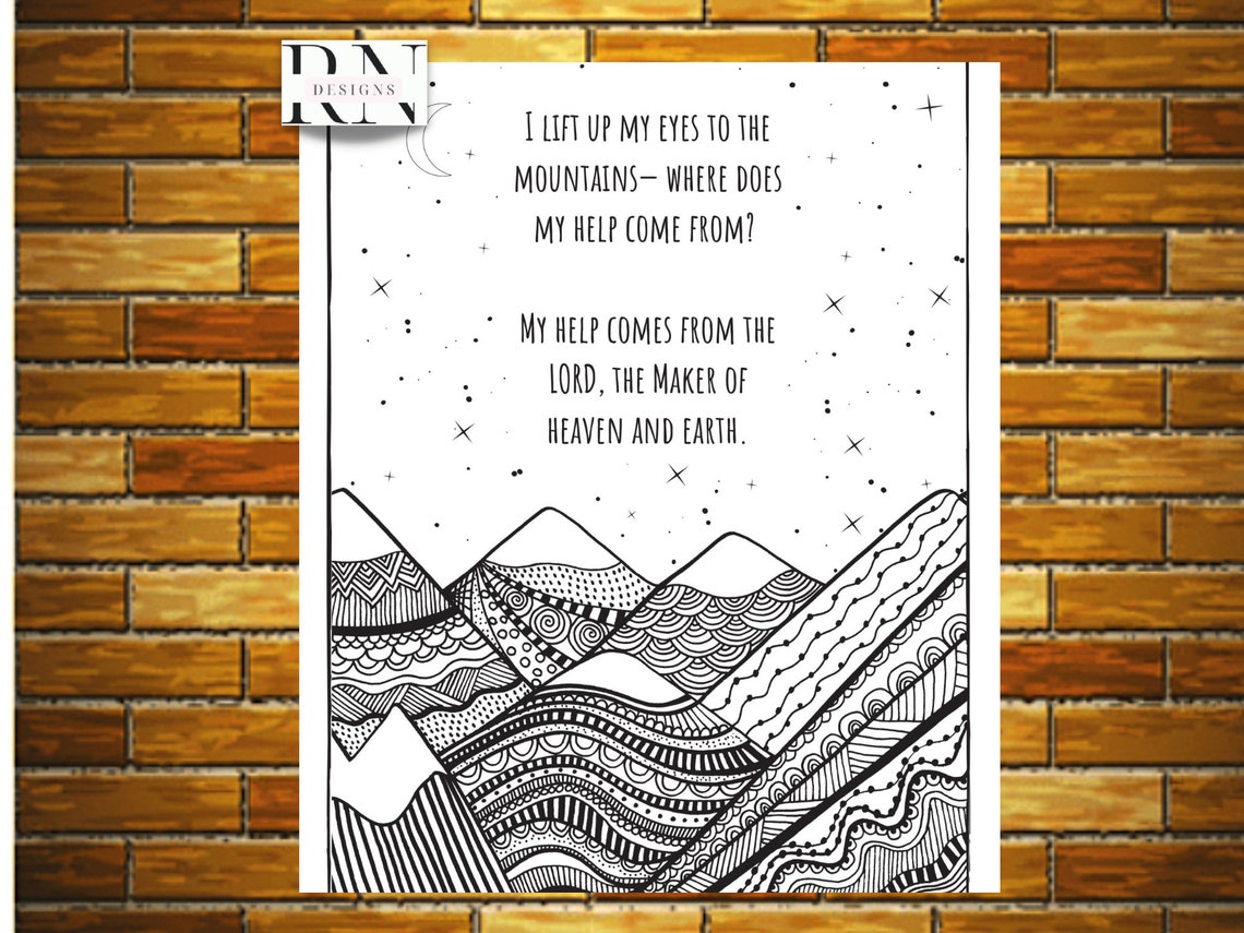 40 Coloring Page Book for Mental Health and Relaxation Printable ...