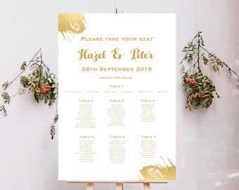 Wedding table plan | Etsy