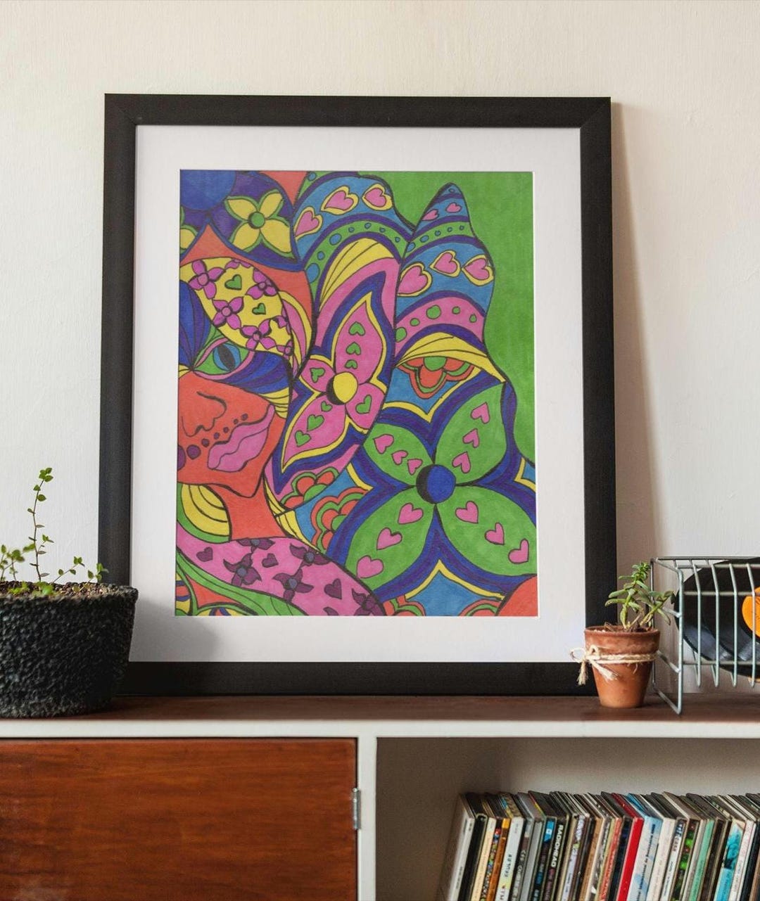 Spring Fairy 8x10 Psychedelic 70s Style Art/surrealism Art/trippy Art ...