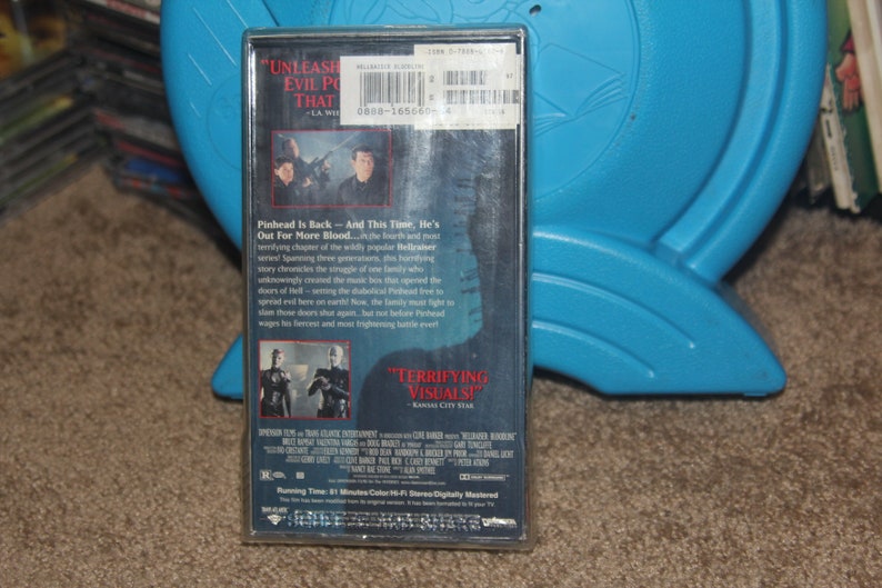 Hellraiser Bloodlines VHS Pinhead Pin Head Hell Raiser Video - Etsy
