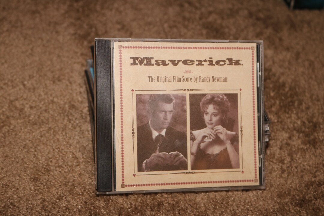Maverick CD 1994 CD Western Movie Soundtrack Randy Newman Mel Gibson - Etsy