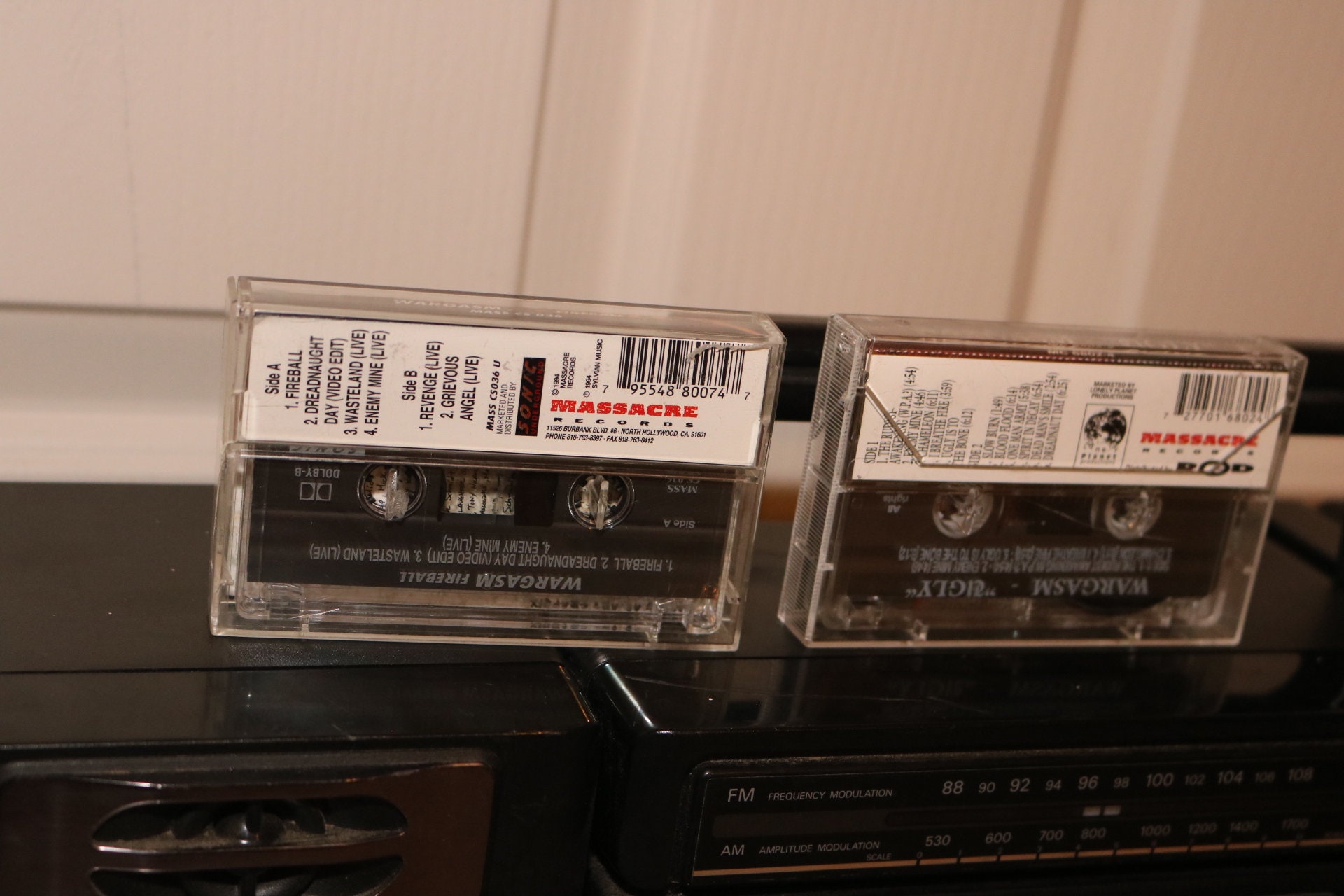 WARGASM 1990s UGLY & Fireball Cassettes PUNK Alternative Metal Rock ...