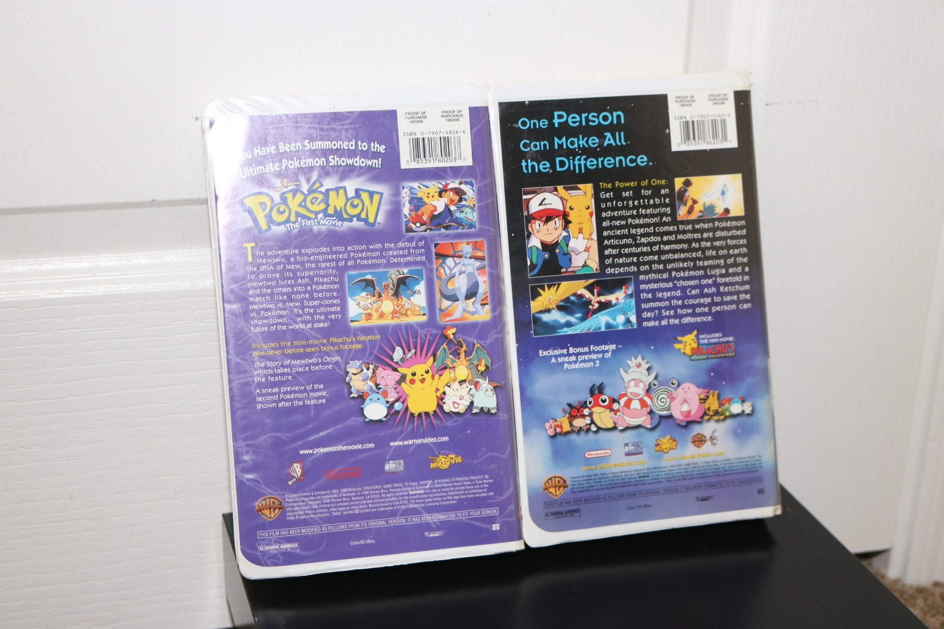 Pokemon 3 The Movie Vhs