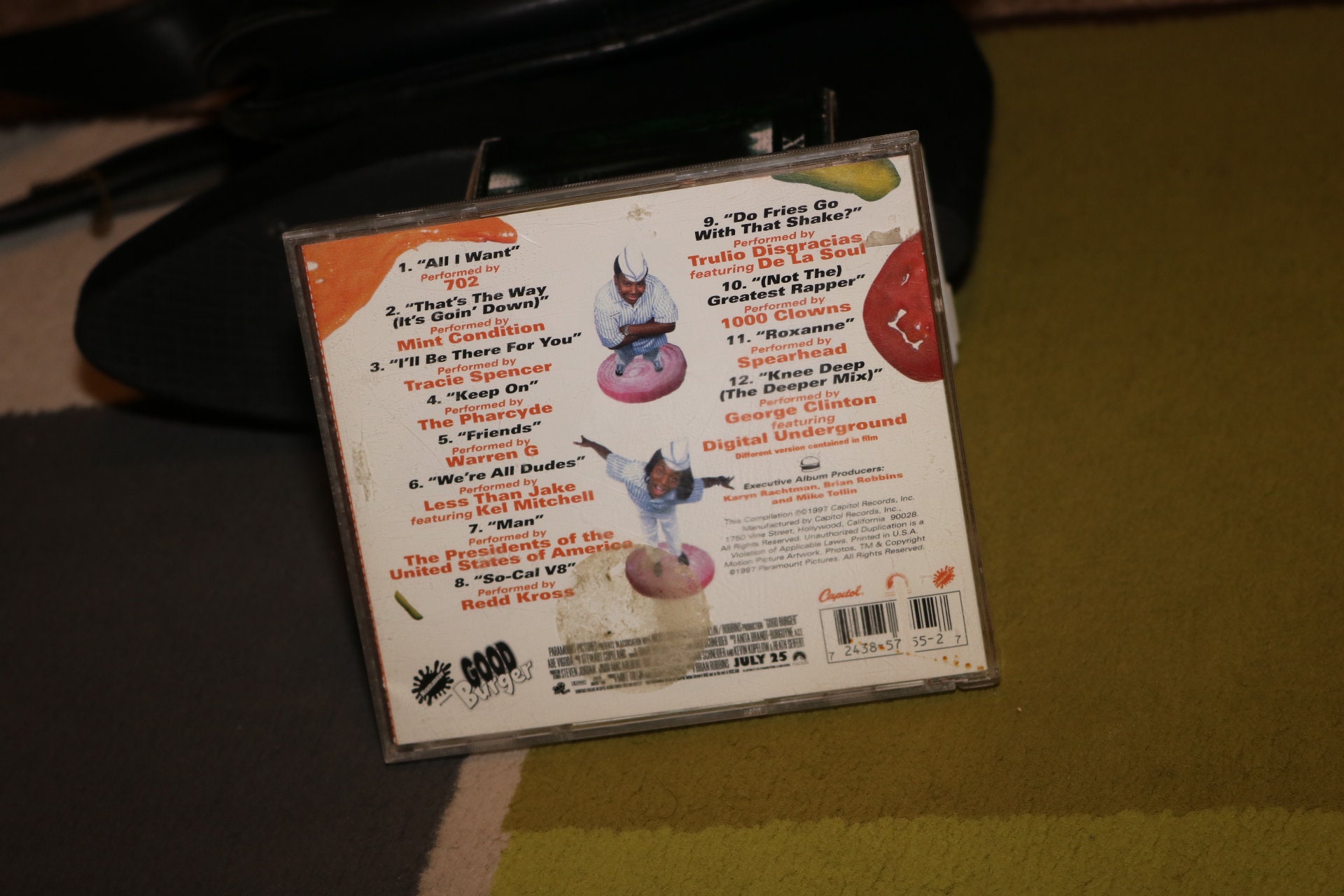 Good Burger (1997) CD Movie Soundtrack Keep on the Pharcyde Friends ...